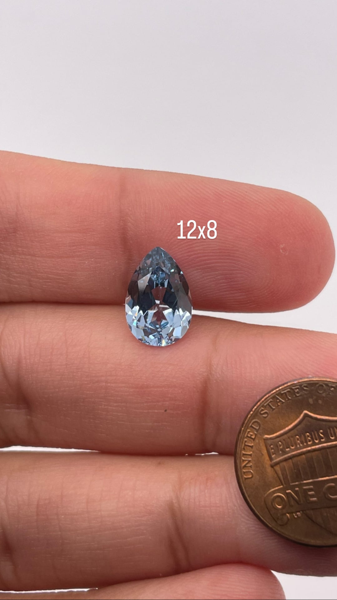 Lab Grown Aquamarine Spinel Pear Cut AAA Quality Available in 5x3mm ...