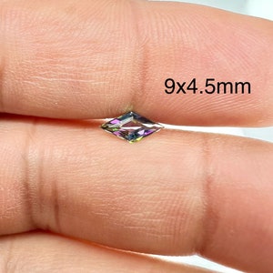 Natural Mystic Green Topaz Gemstone | Loose Lozenge Shape Stones ...