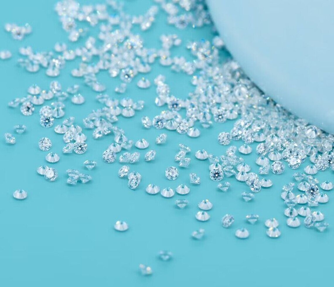 Lab Grown Diamonds Round Shape - GH - VS1 Quality, Sizes 1.5mm to 3mm ...