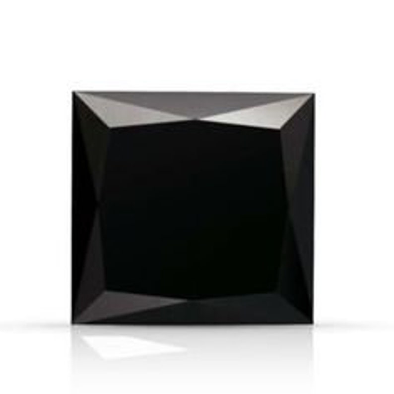 Natural Princess Cut Black Onyx Available in 2MM-10MM - Etsy
