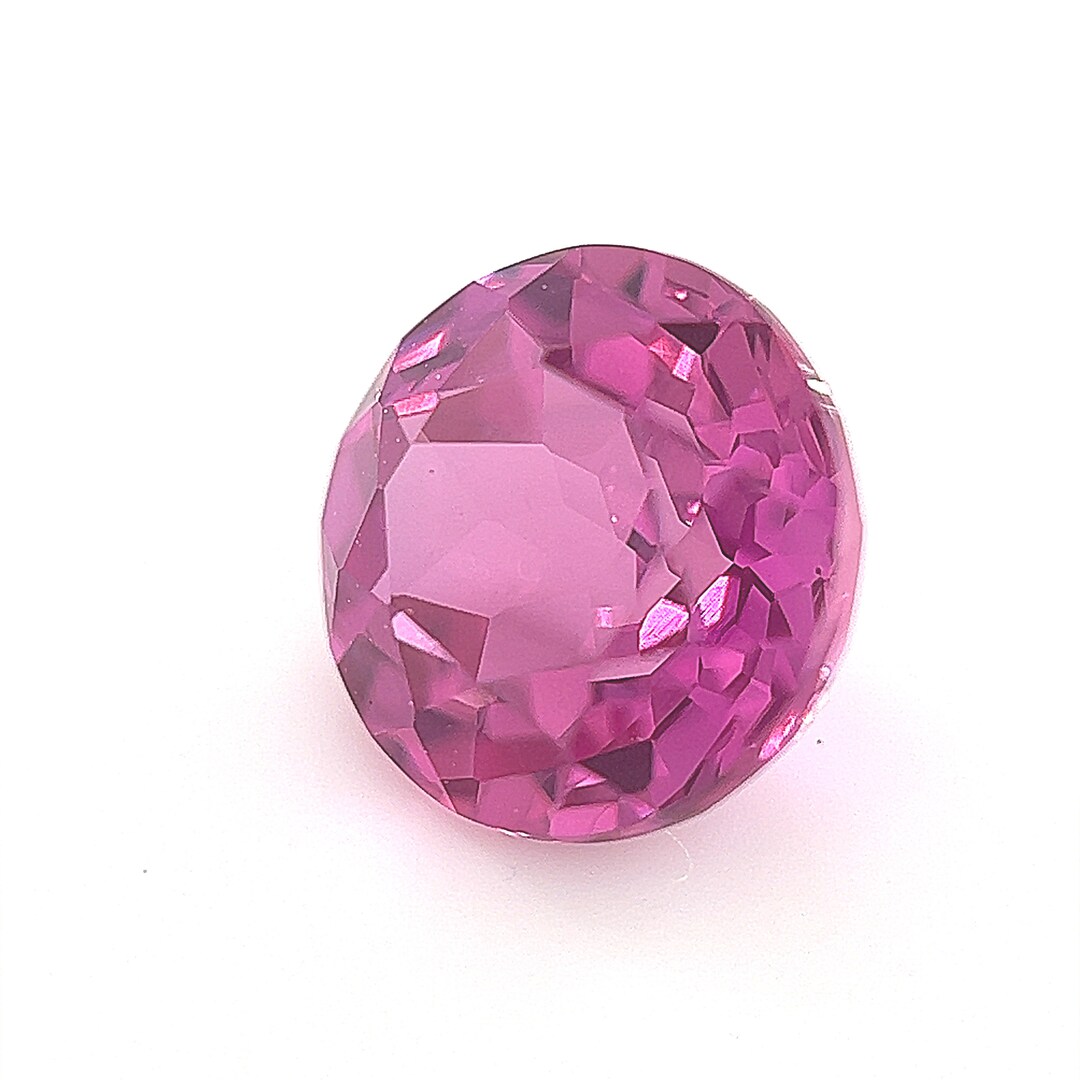 Synthetic Fuchsia Sapphire AAA Quality Round Precision Cut on German ...