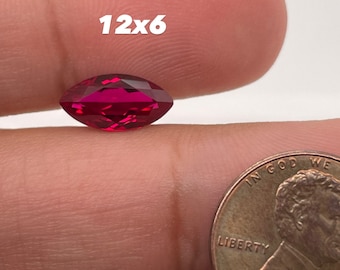 Synthetic Ruby - Etsy