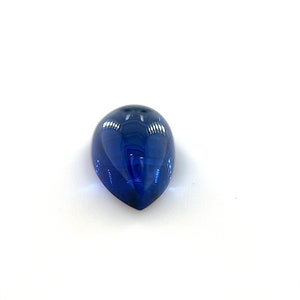 Synthetic Pear Shape Cabochon Swiss Made Rough Blue Sapphire Available ...