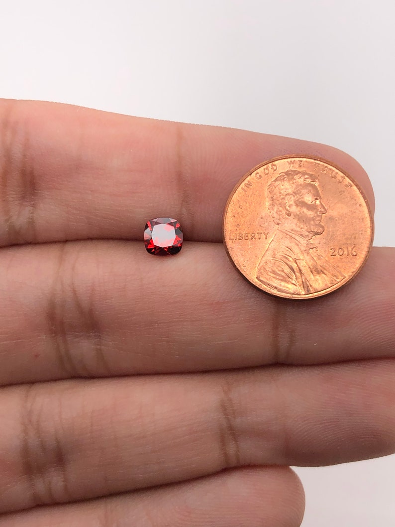 Natural Mozambique Garnet Cushion Cut Shape AAA Quality From 4MM-15MM ...