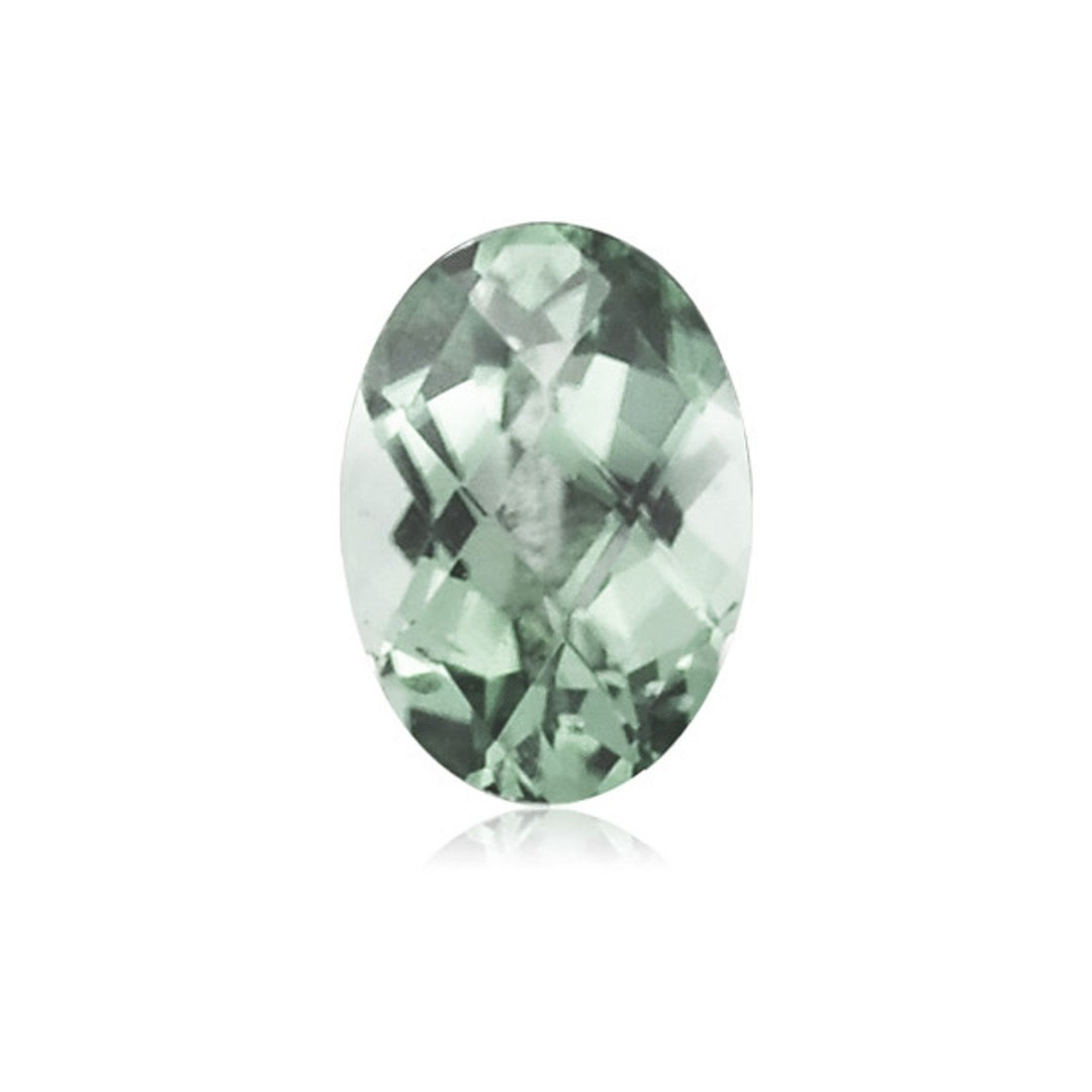 Natural Loose Green Amethyst Oval Checkered Cut -10X8MM - Etsy