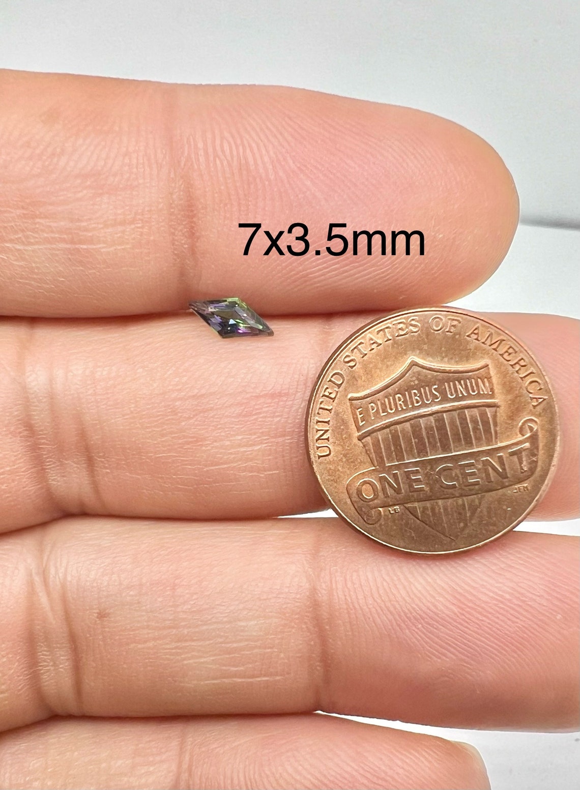 Natural Mystic Green Topaz Gemstone | Loose Lozenge Shape Stones ...