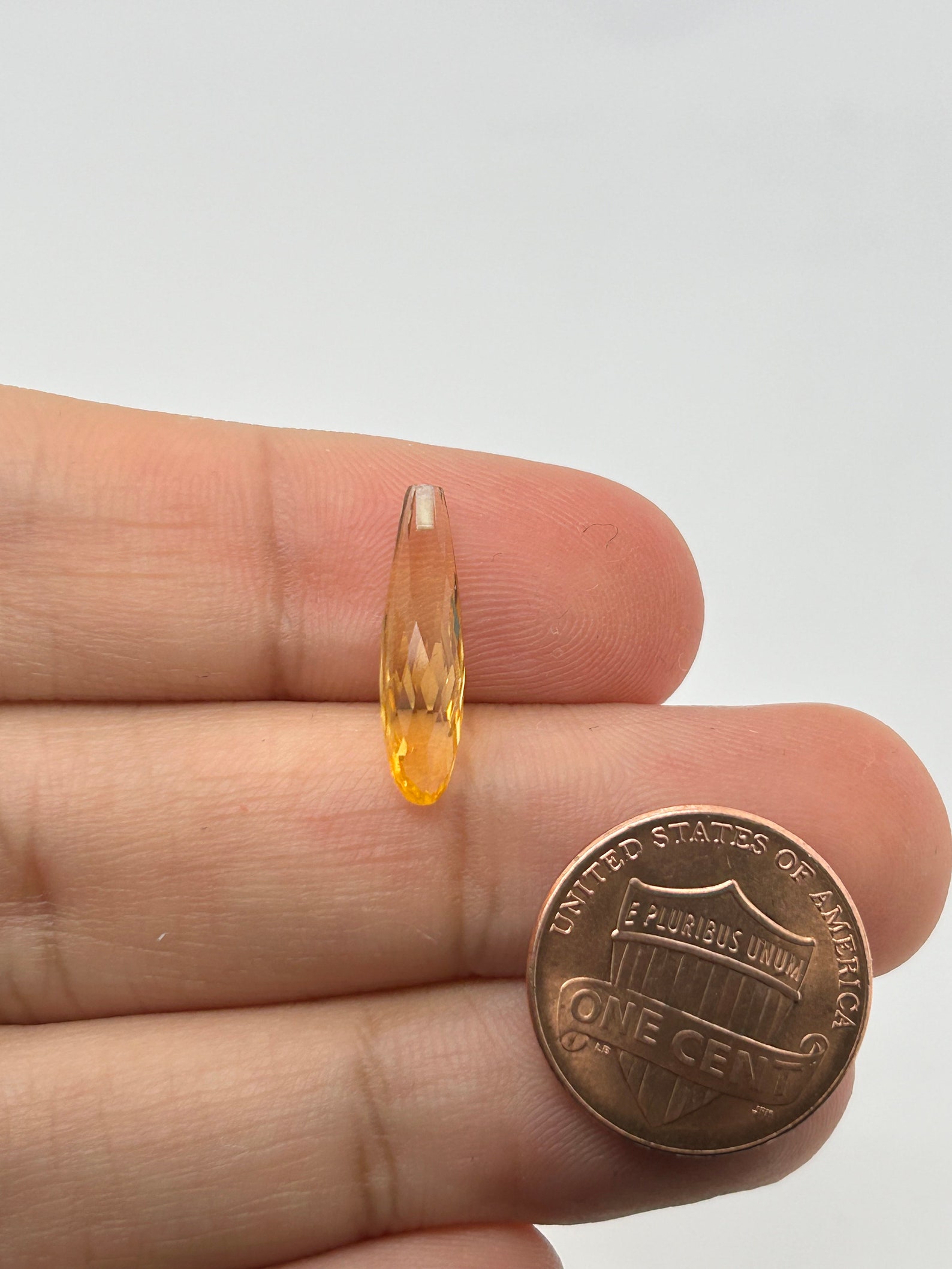 Loose Citrine Pear Shape Briolette - AAA Quality, 18x5mm, Stunning ...