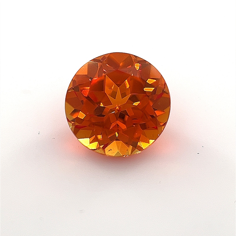 Orange Gemstone Ring - Etsy