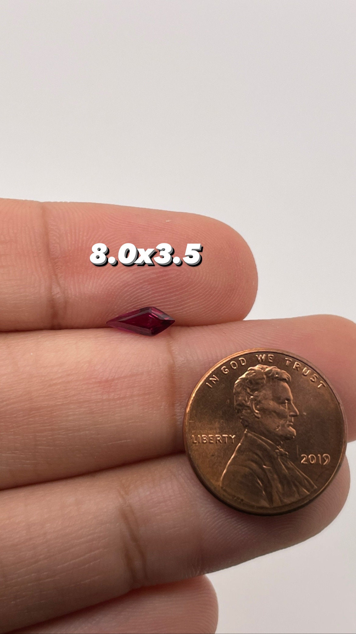 Lab Created Ruby Kite Shape Step Cut AAA Quality Available in | Etsy