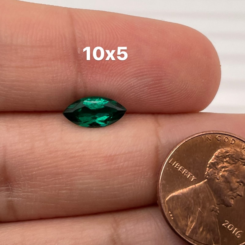 Emerald Shape Jewelry - Etsy