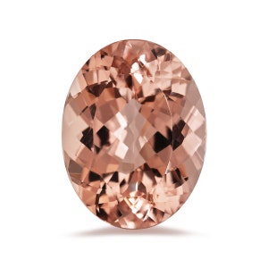 Natural Pinkish-peach Morganite Oval Shape AAA Quality From 8x6mm ...