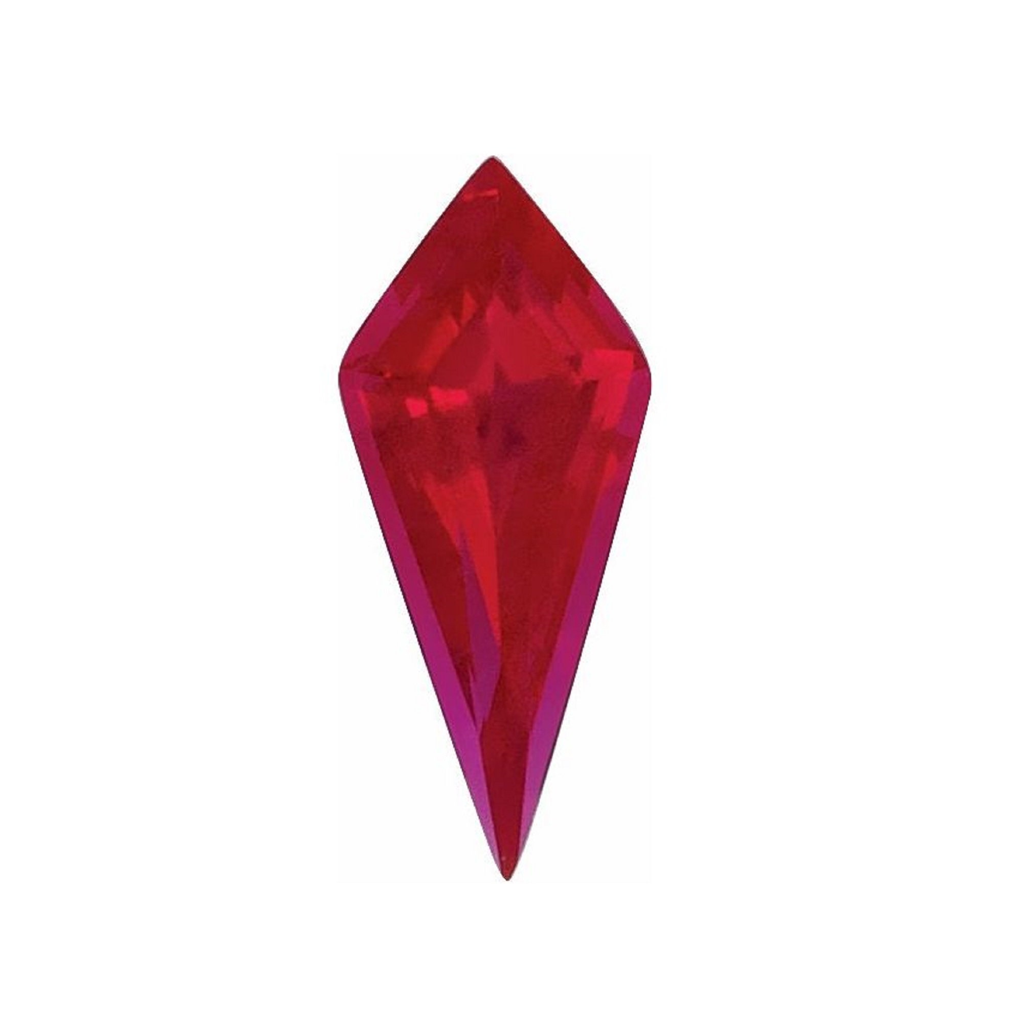 Lab Created Ruby Kite Shape Step Cut AAA Quality Available in - Etsy UK