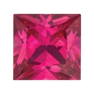 Natural Ruby Square Shape AA/A Quality Gemstone Available in 1.5MM-4MM ...