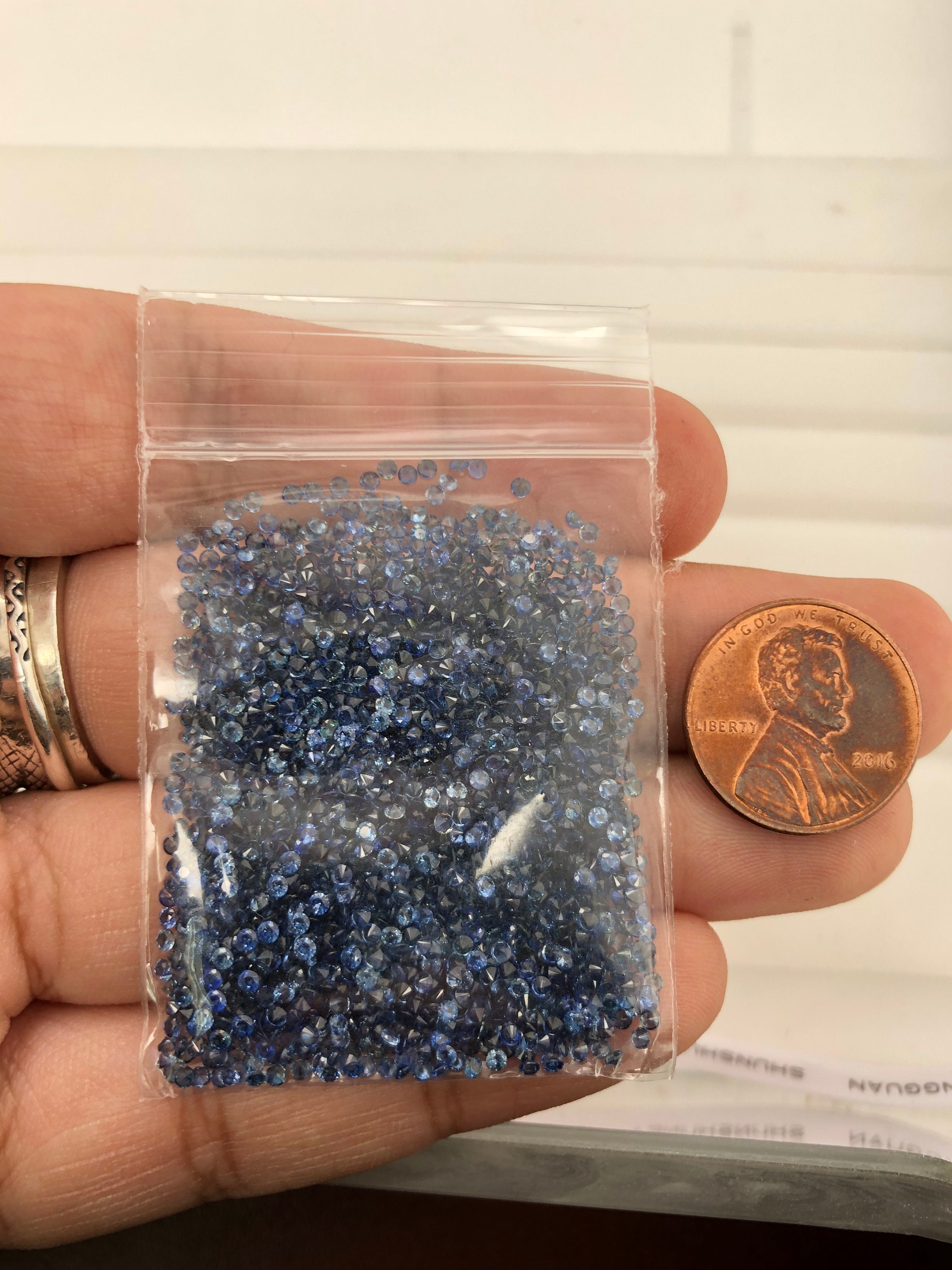 Loose Blue Sapphires Small Round Parcels Each Size From 0.90MM - Etsy