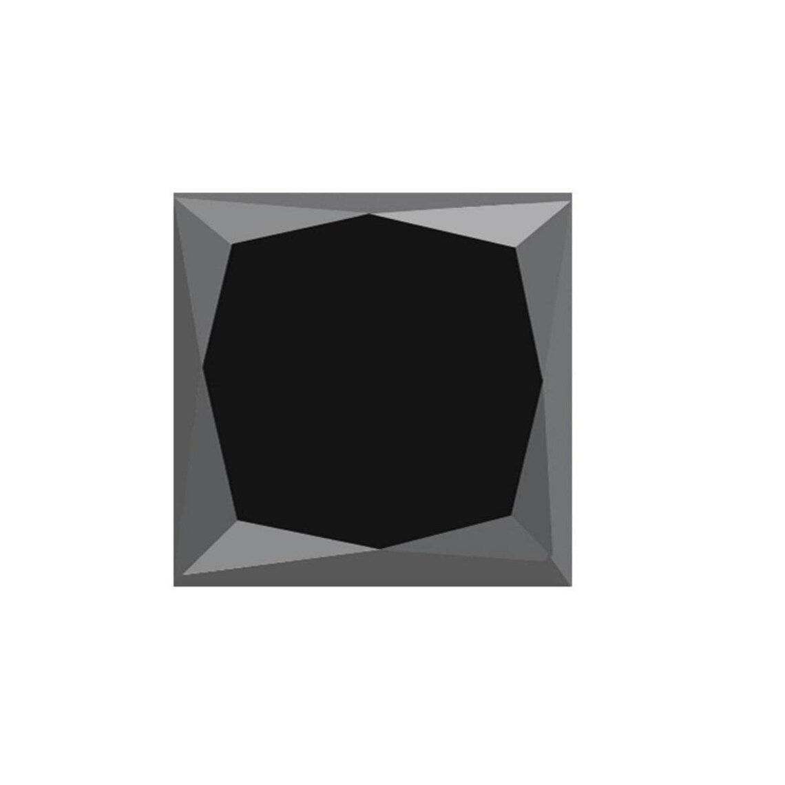 Loose Black Diamond Square- Princess Cut AAA Quality Available in ...