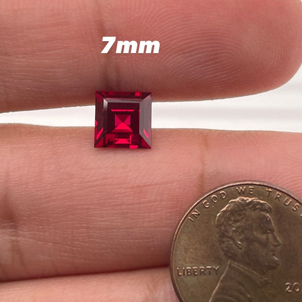 Synthetic Ruby - Etsy