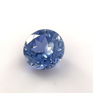 Lab Grown Ceylon Light Blue Sapphire Round Cut AAA Quality Precision ...