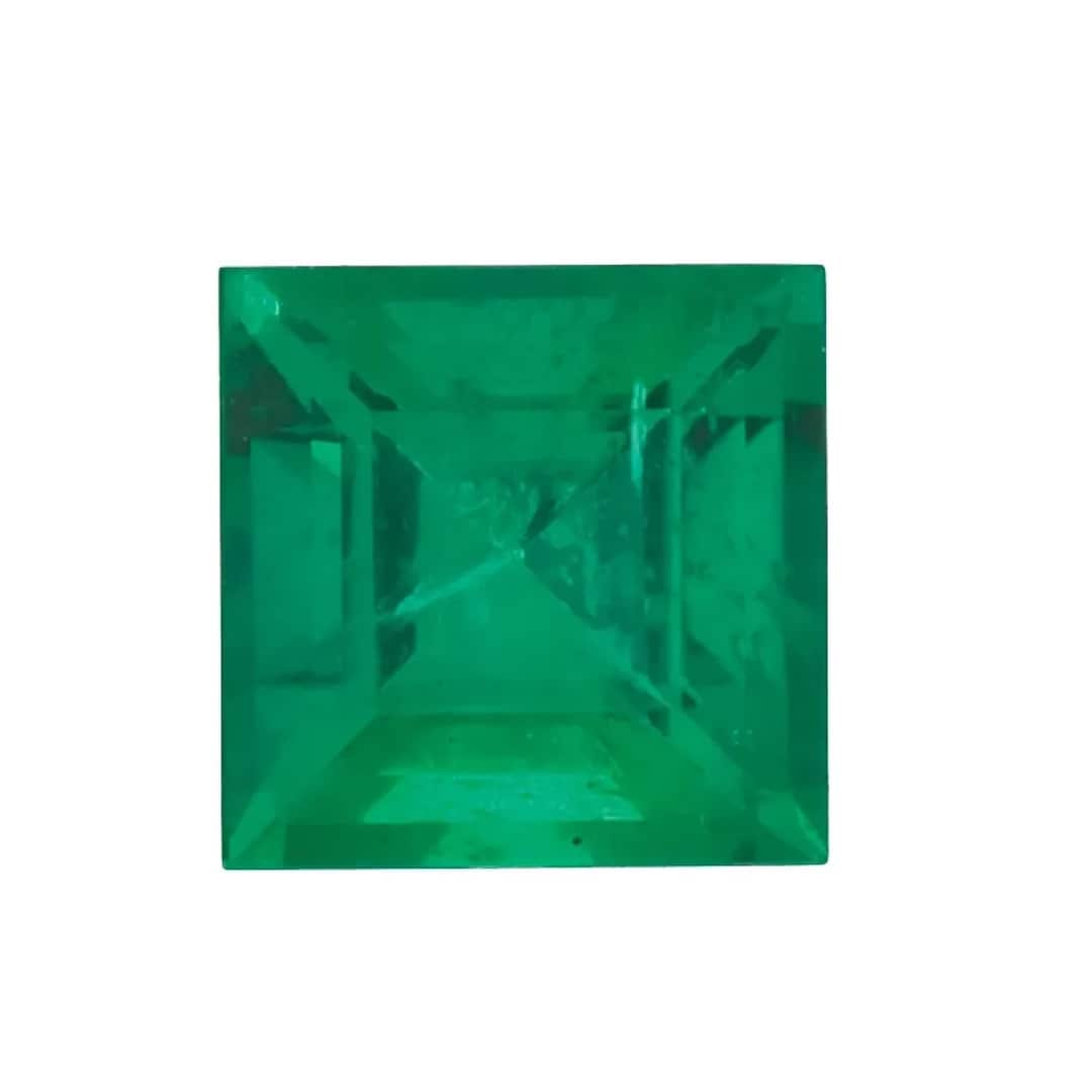 Natural Emerald Step-cut Shape AA/A Quality Faceted Diamond-cut ...