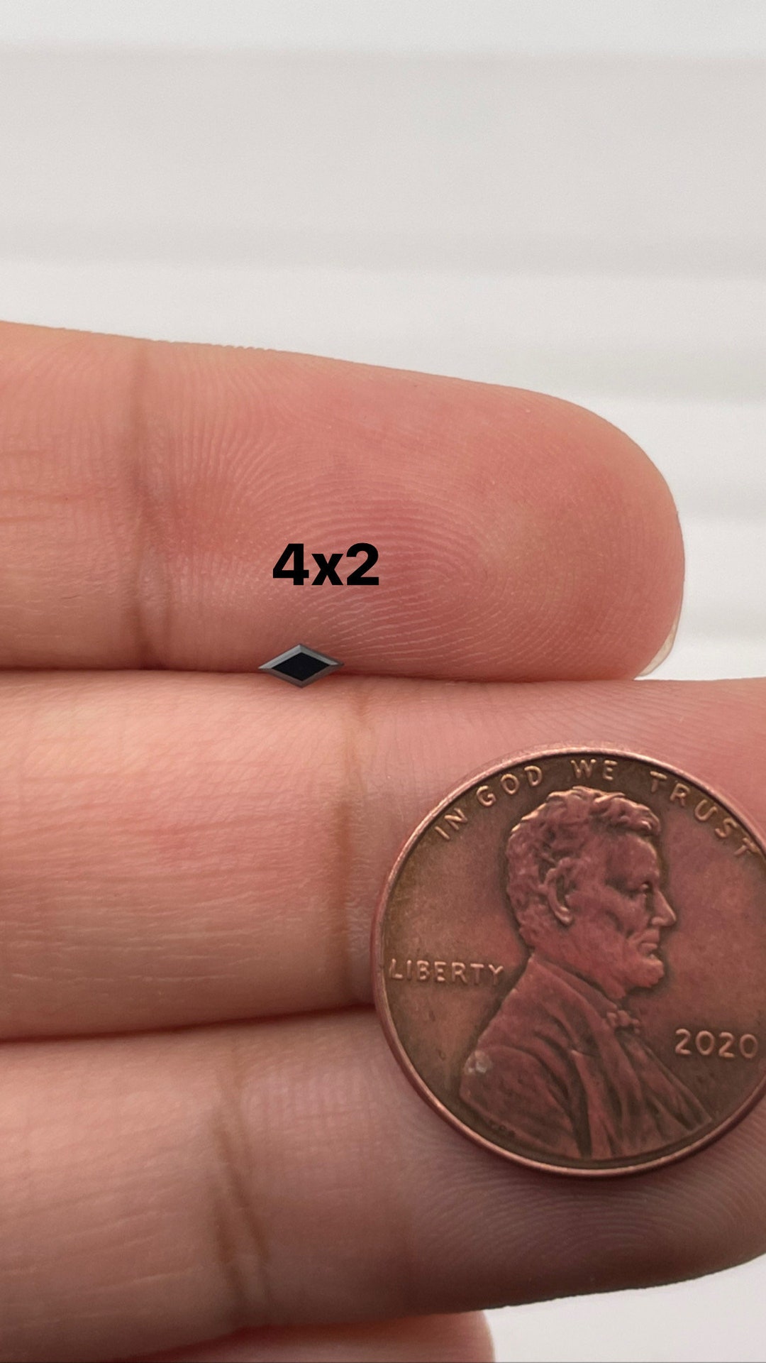 Natural Lozenge Shape Black Diamond AAA Quality Available in 4x2mm ...