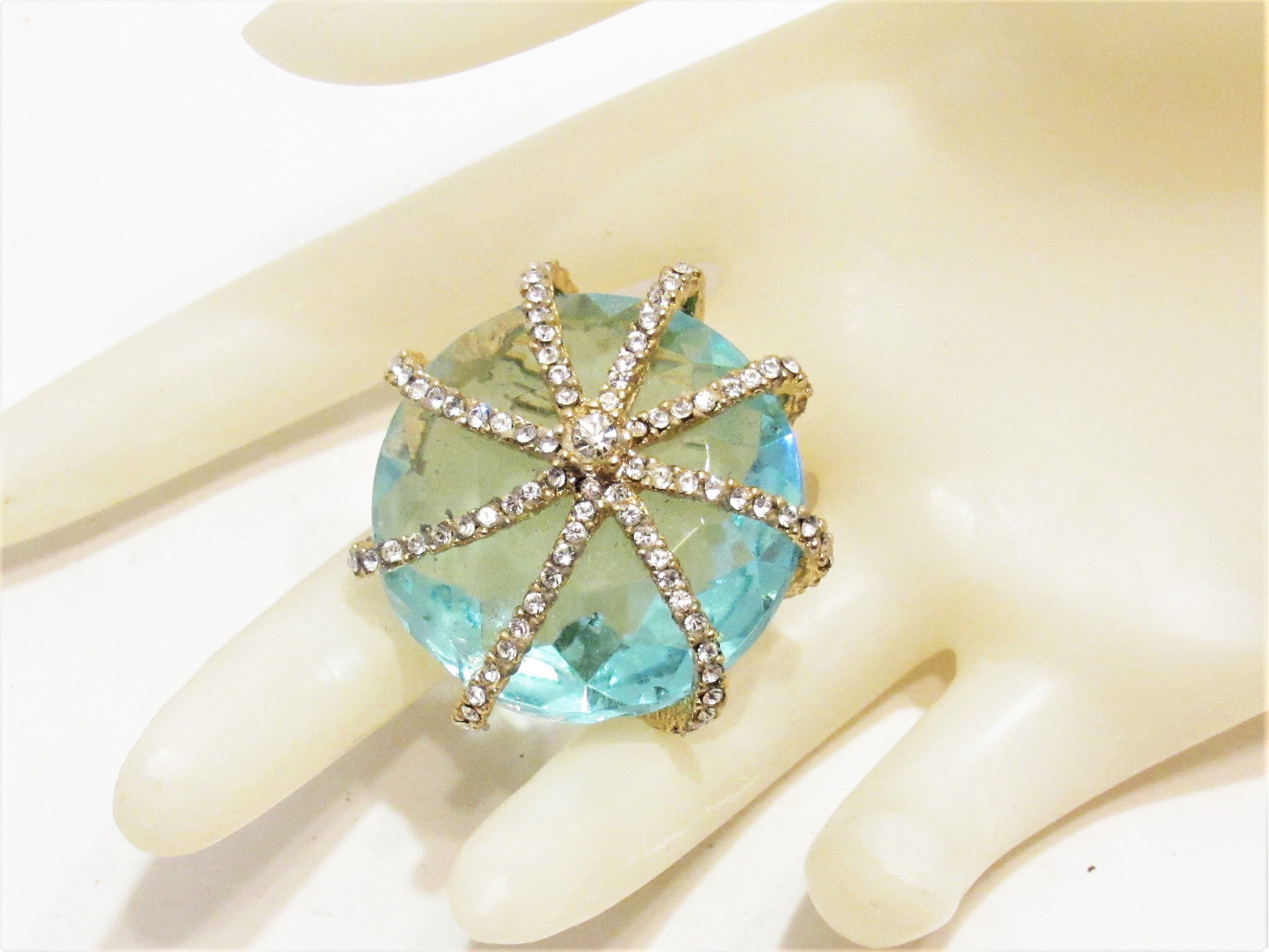 Vintage Elsa Schiaparelli Stylized Rhinestone Octopus Brooch - Etsy