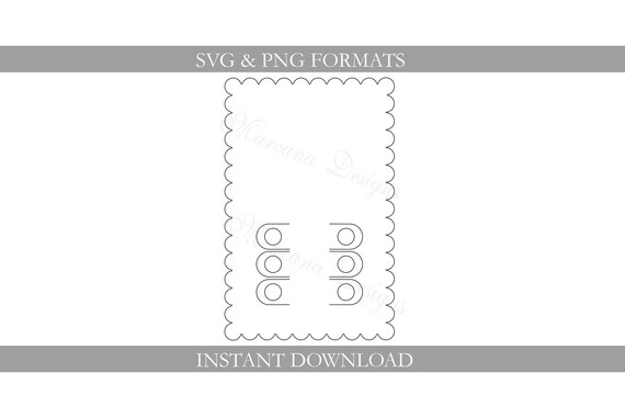 SVG Valentine Crayon Card Template Coloring Card Svg Etsy