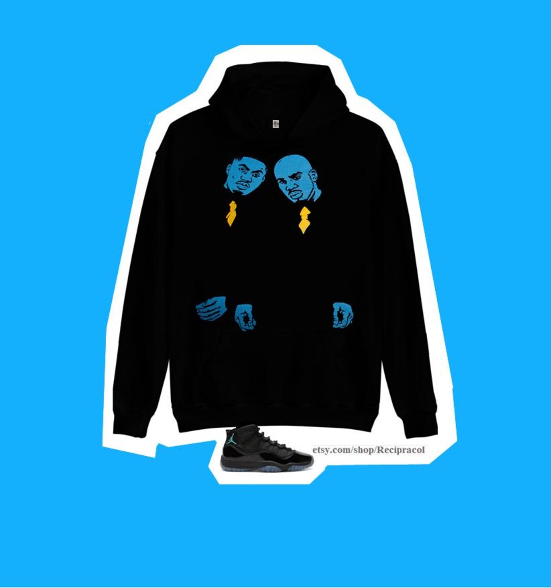 Belly Air Jordan A1 Gamma Blue Matching Hoodie - Etsy
