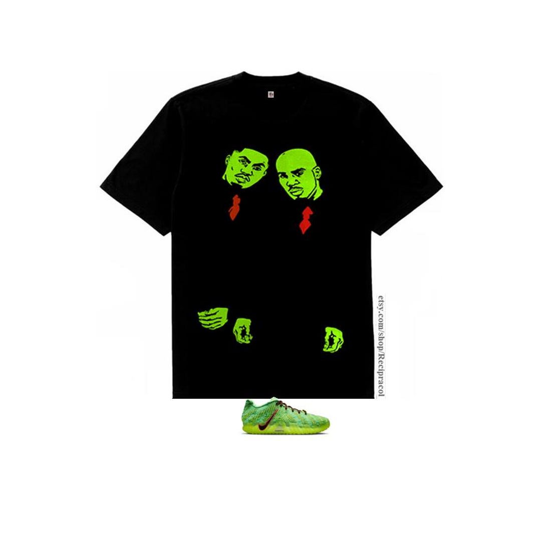 Neon Green Belly Shirt Ja Morant 3 Zombie Shoes - Etsy