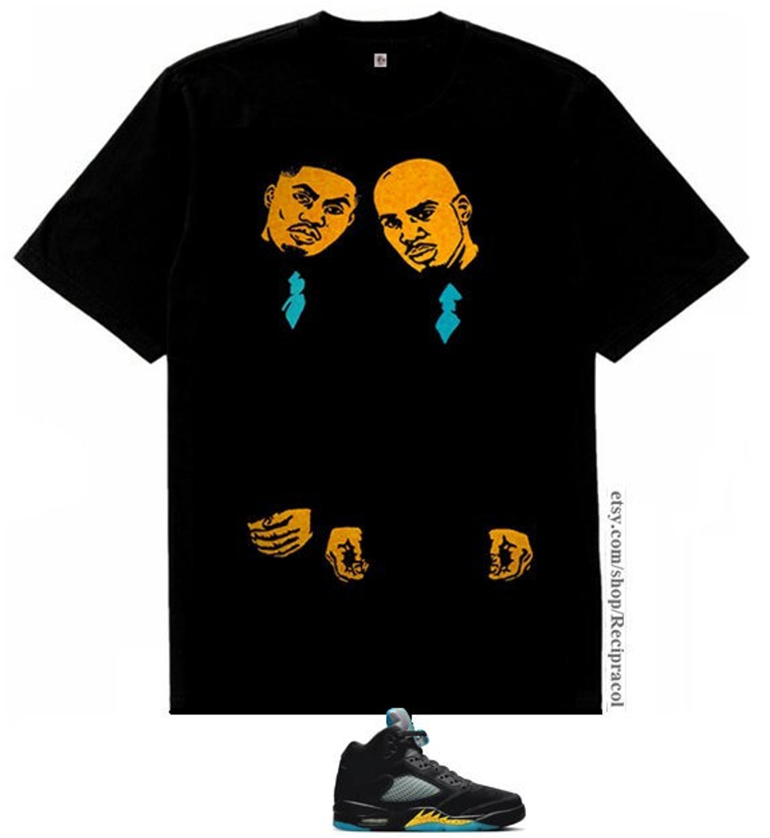 Yellow Belly Shirt Match Jordan 5 Retro Aqua - Etsy