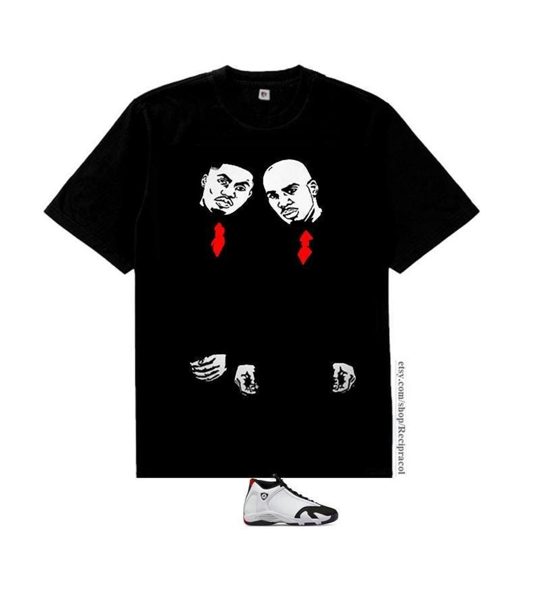 Bred Belly Shirt Jordan 14 Black Toe Outfit - Etsy