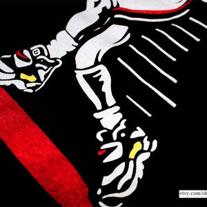 Black Red Deion ATL Shirt for Air Diamond Turf Outfit - Etsy