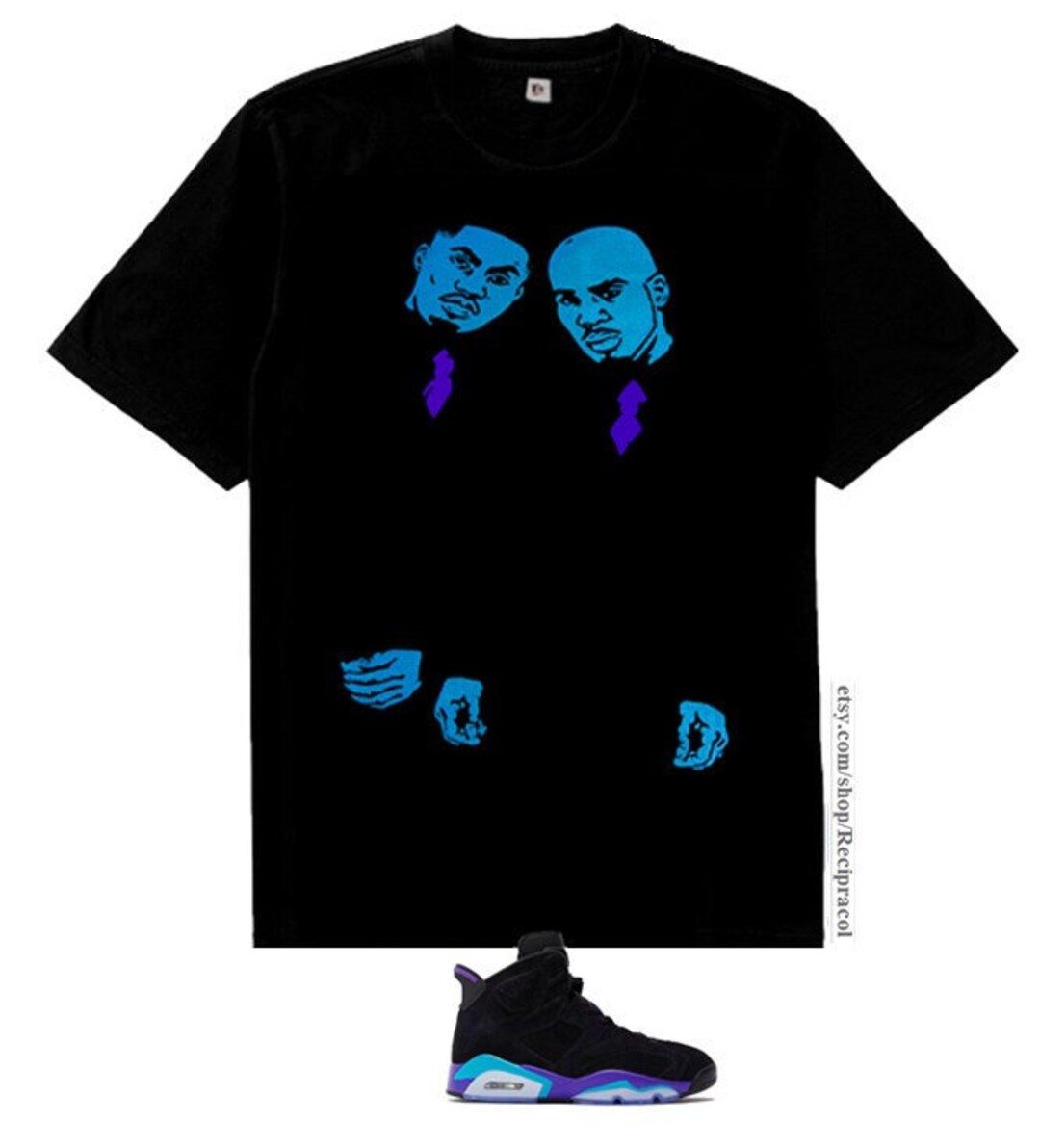 Aqua 8 Belly Matching T-shirt Jordan 8's Sneaker Match Tee - Etsy
