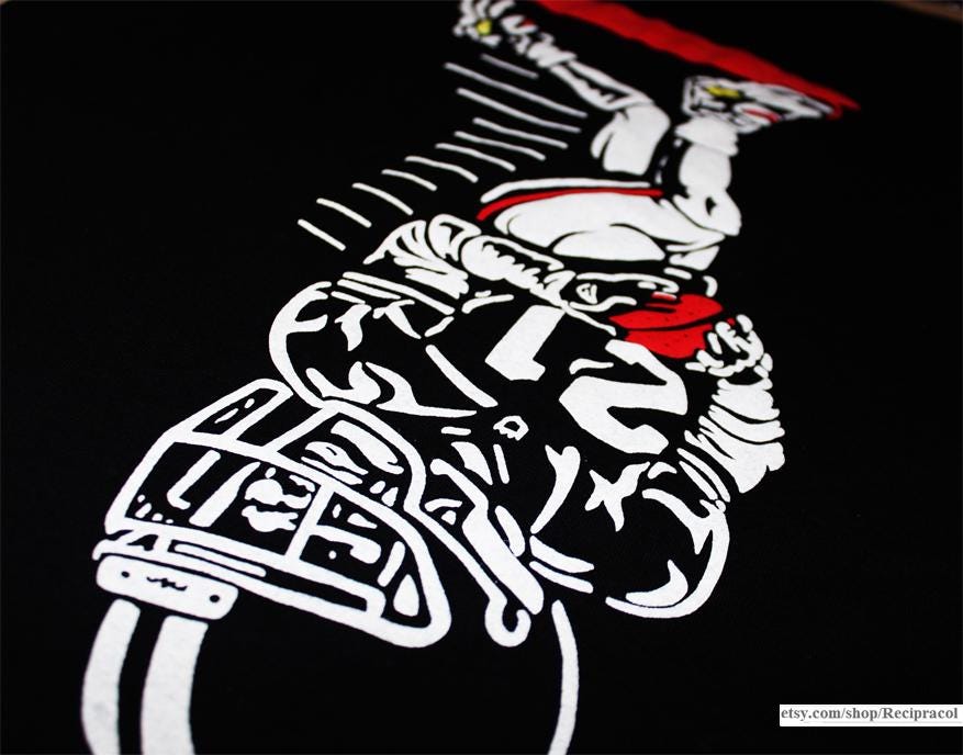 Black Red Deion ATL Shirt for Air Diamond Turf Outfit - Etsy