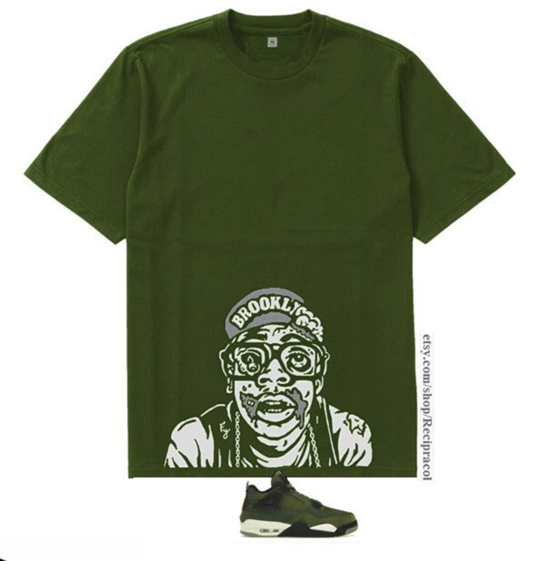 BK Zombie Shirt Air Jordan 4 Craft Olive Outfit - Etsy