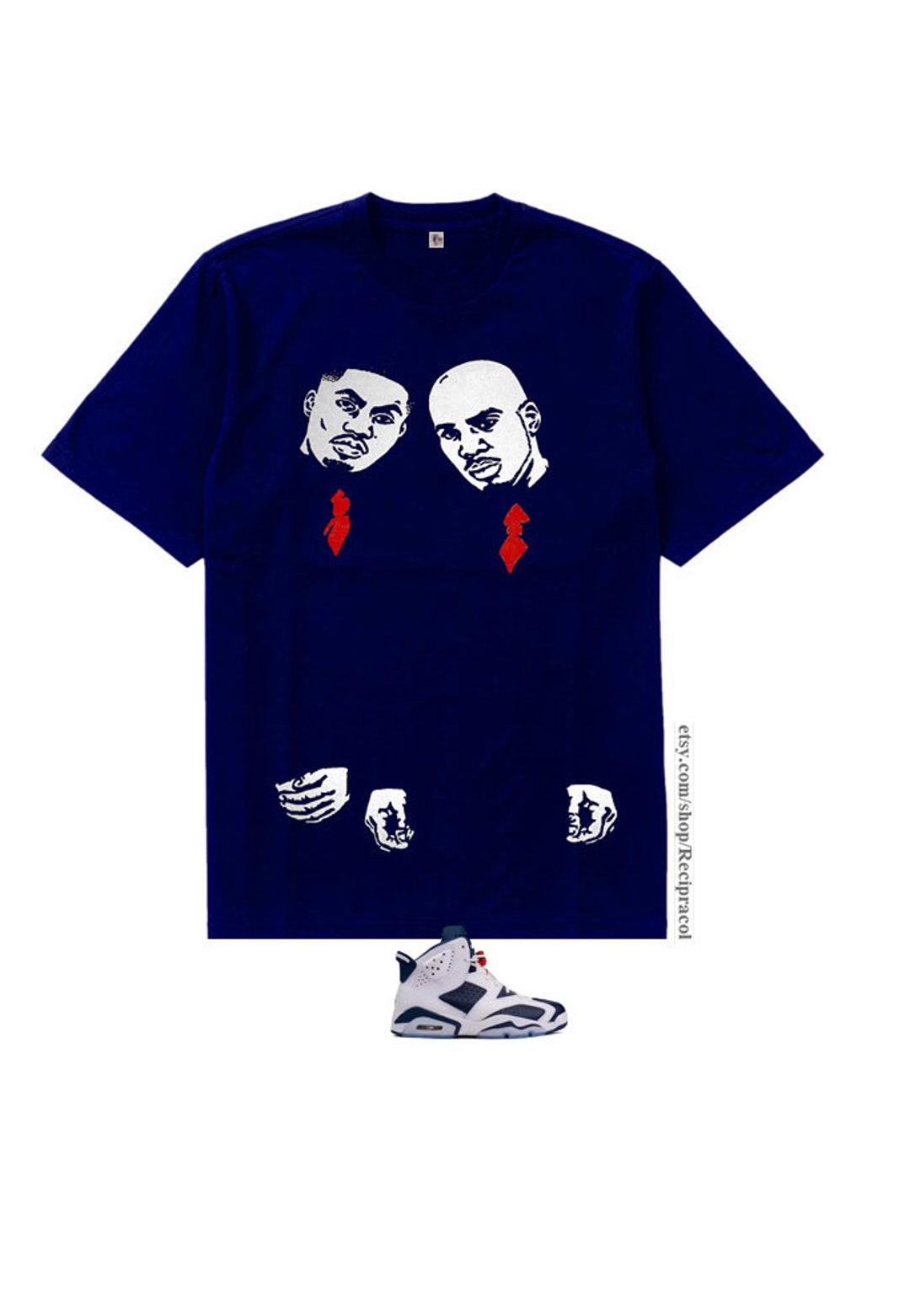 Navy Blue Belly Shirt Air Jordan 4 Sb Outfit - Etsy