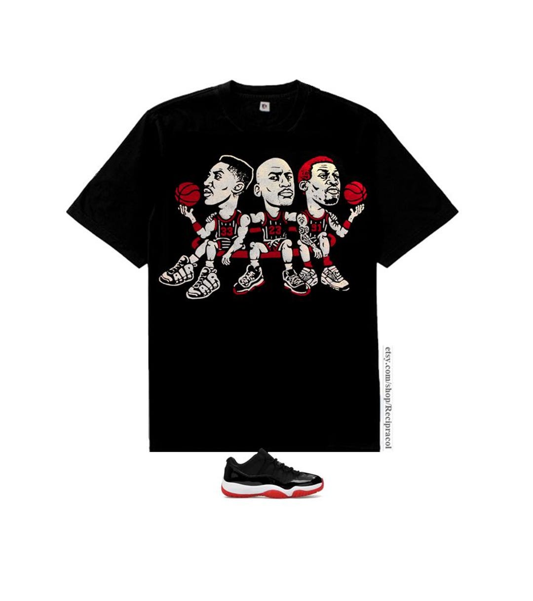 Bred A1 Retro Low Tshirt - Etsy