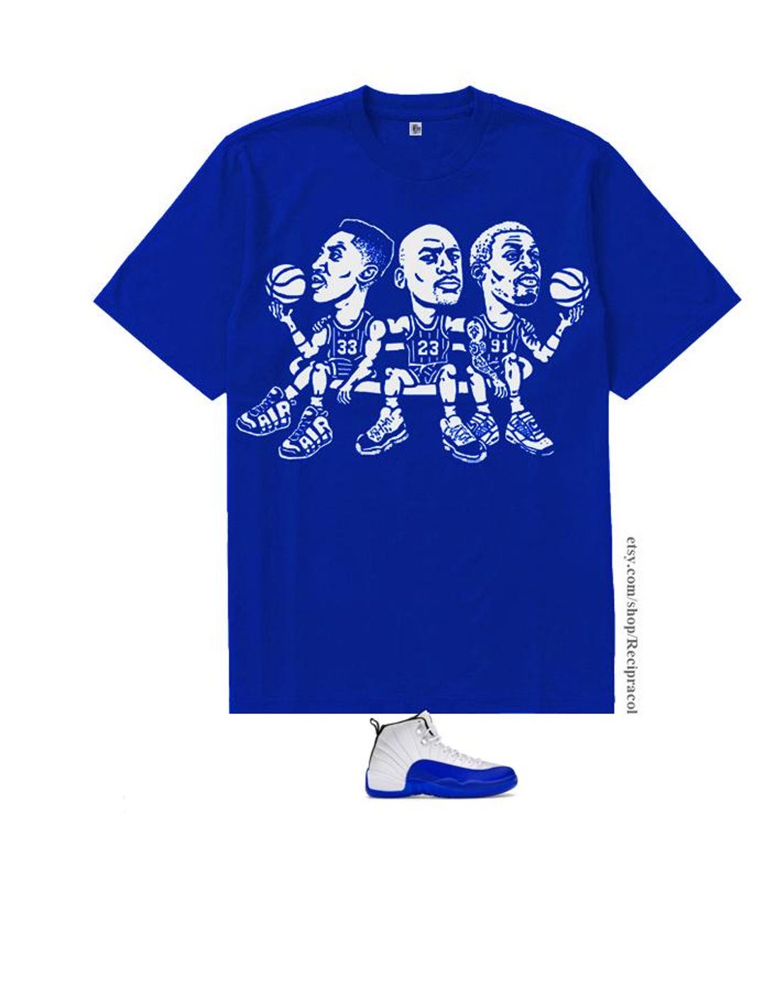 Royal Dynasty Shirt to Match Air Jordan 12 Blueberry Tee - Etsy
