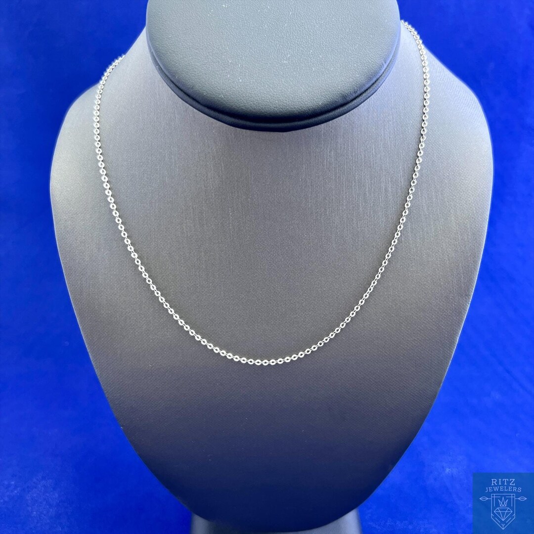 Stainless Steel Rolo Chain Necklace - Etsy