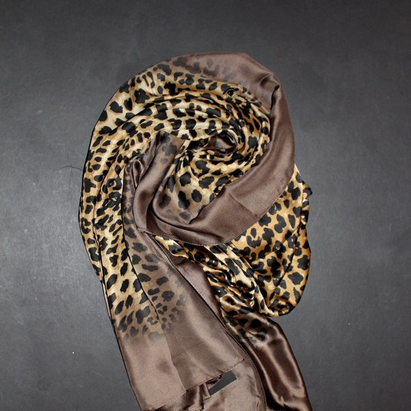 Leopard Print Scarf - Etsy
