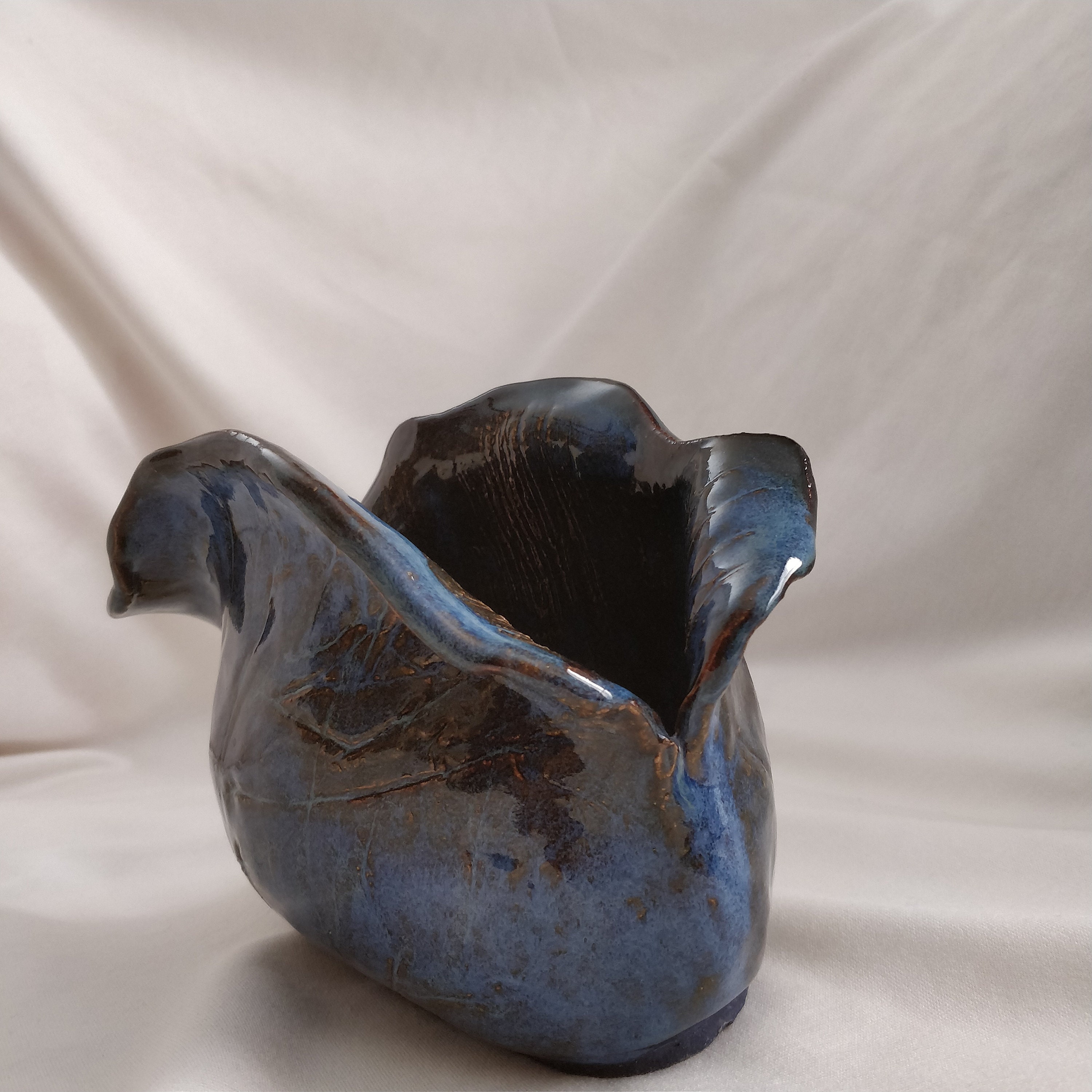 Studio Art Pottery Organic Shapes Vase Bowl, Vessel Original, Hand ...