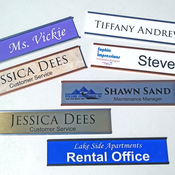 Wall Name Plate - Etsy