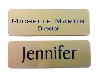 Metal Wearable Magnetic Name Tags for Business or Work | Etsy