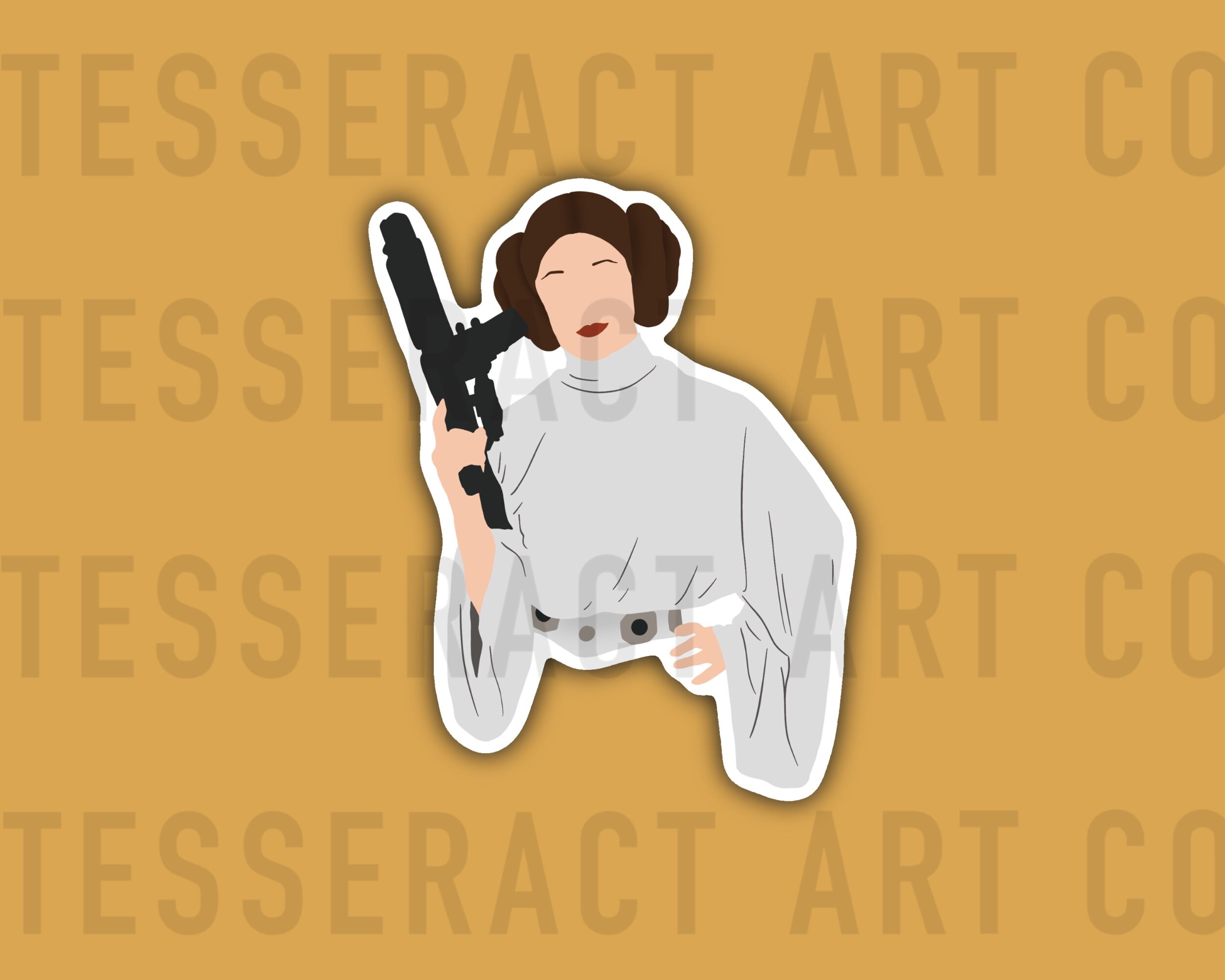 Princess Leia Sticker - Etsy