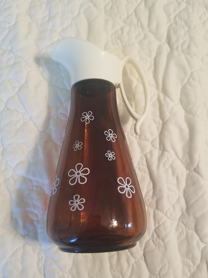Vintage Thatcher Glass Syrup Pitcher - Etsy