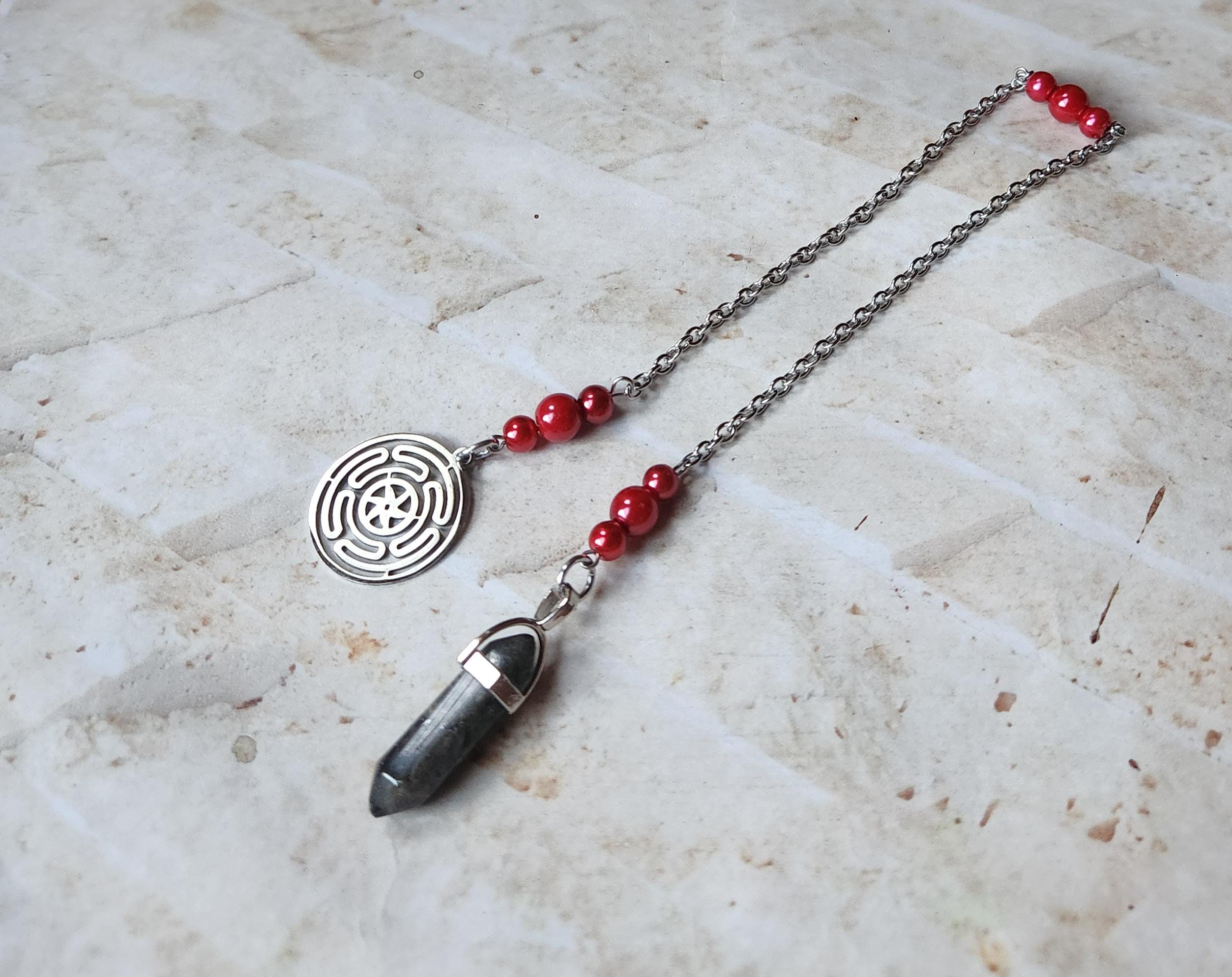 Hecate Pendulum, Goddess Pendulum, Divination, Dowsing Pendulum, Beaded ...