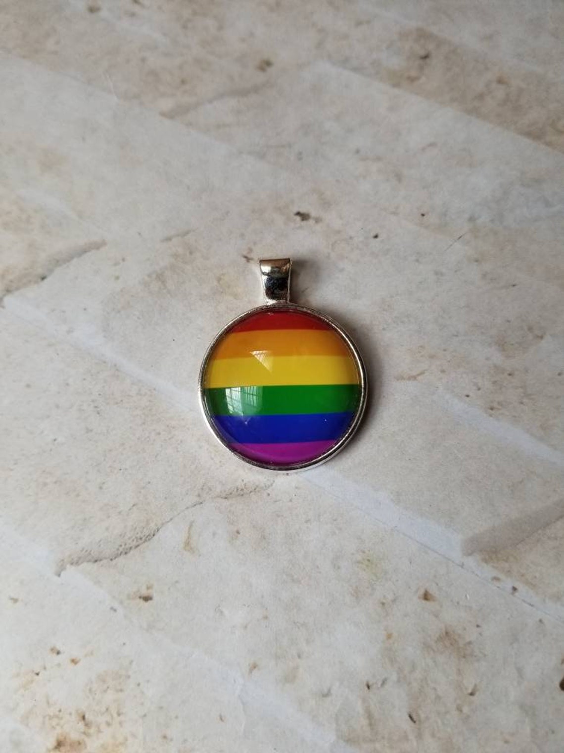 LGBTQ Pride Jewelry LGBT Jewelry Rainbow Pendant Rainbow - Etsy