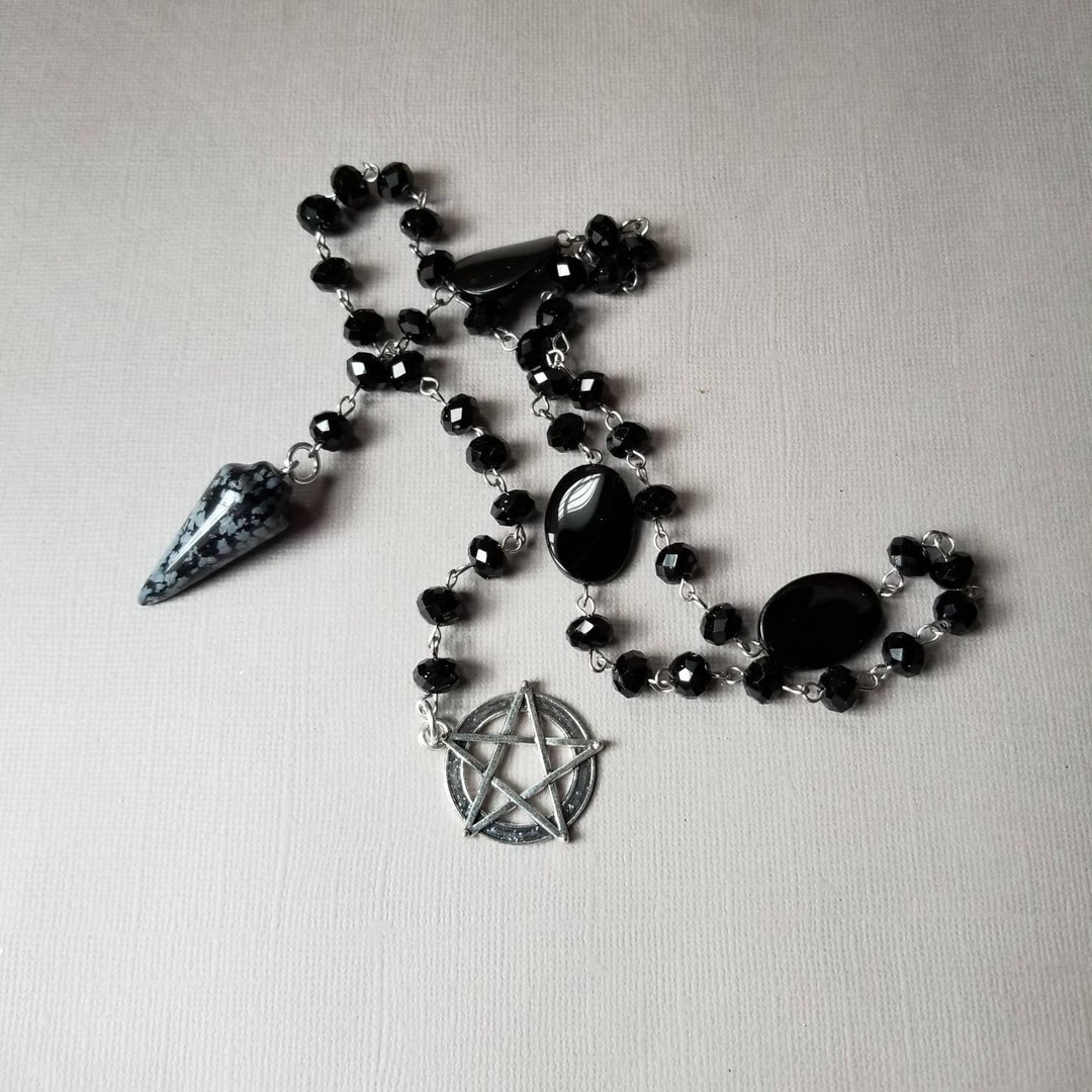 Witches Ladder, Pagan Prayer Beads, Wiccan Beads, Stainless Steel ...
