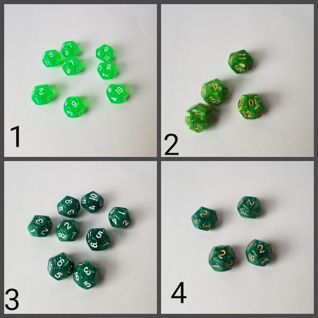 ONE Individual D12 Dnd Die, Single Polyhedral Gaming Die, Dnd Dice, RPG ...