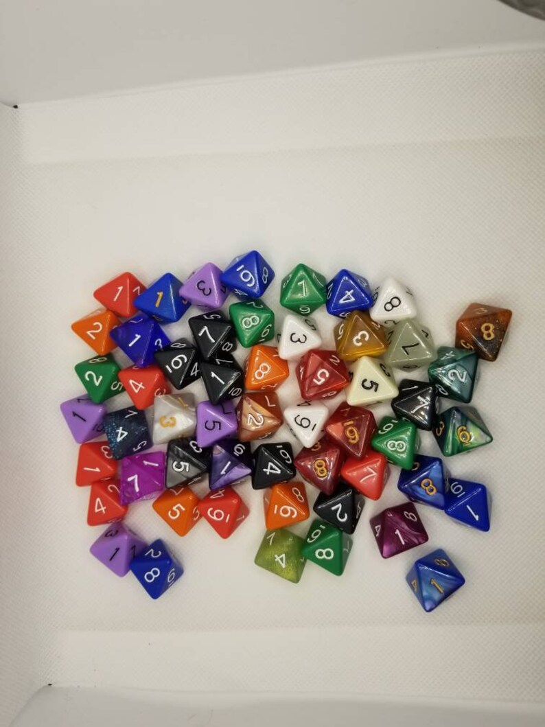 Individual D8 Die Single D8 Dnd Die Polyhedral Gaming Dice - Etsy