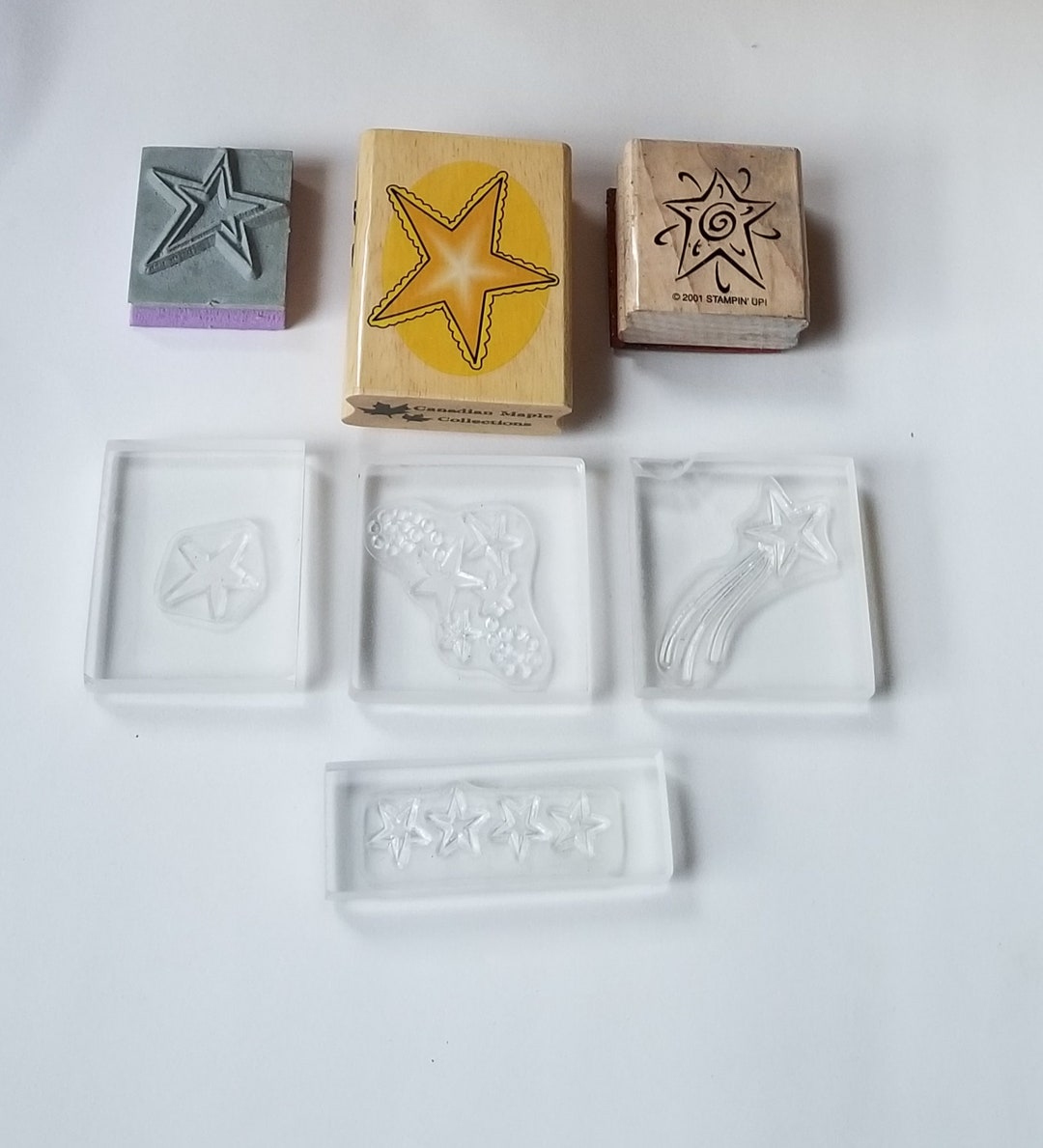 Rubber Stamps, Star Rubber Stamps, Rubber Stamps for Crafts, Rubber ...