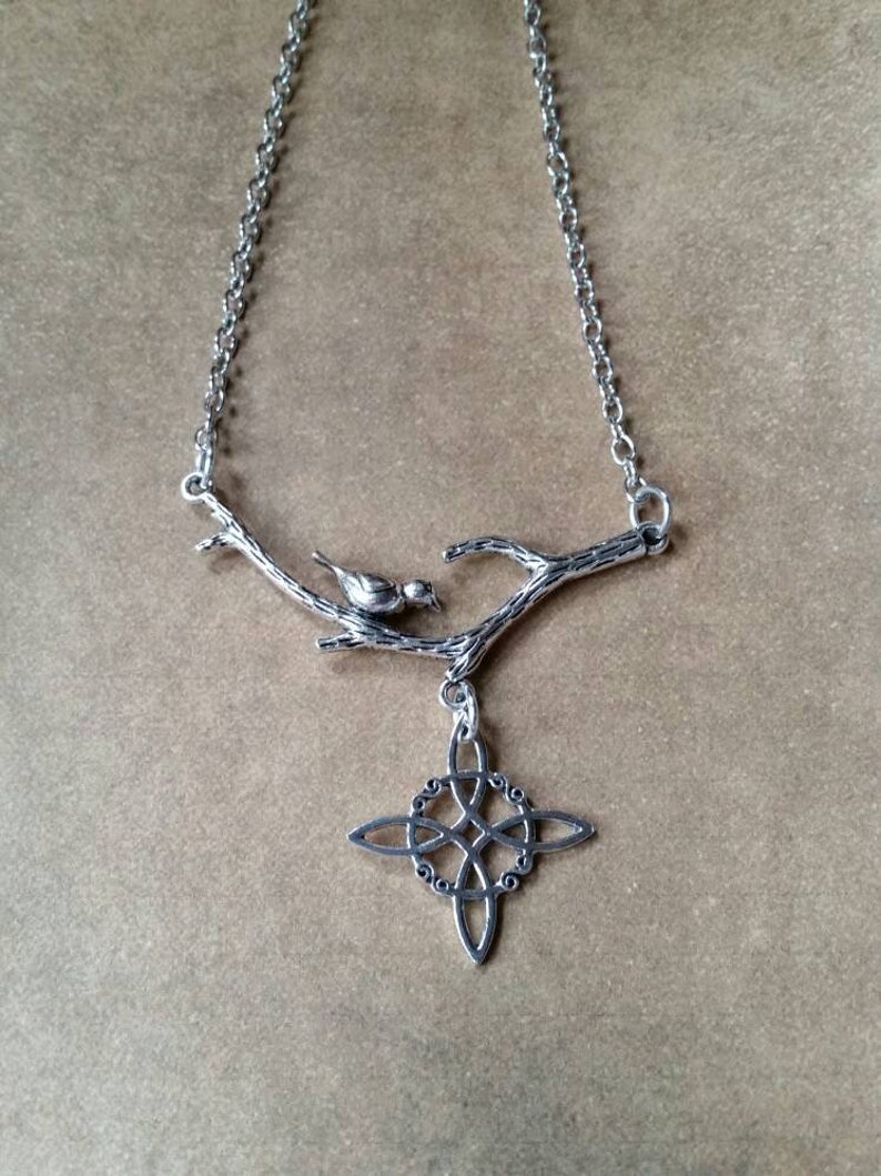 Witches Knot Necklace Witch Jewelry Tree Branch Connector - Etsy Sweden